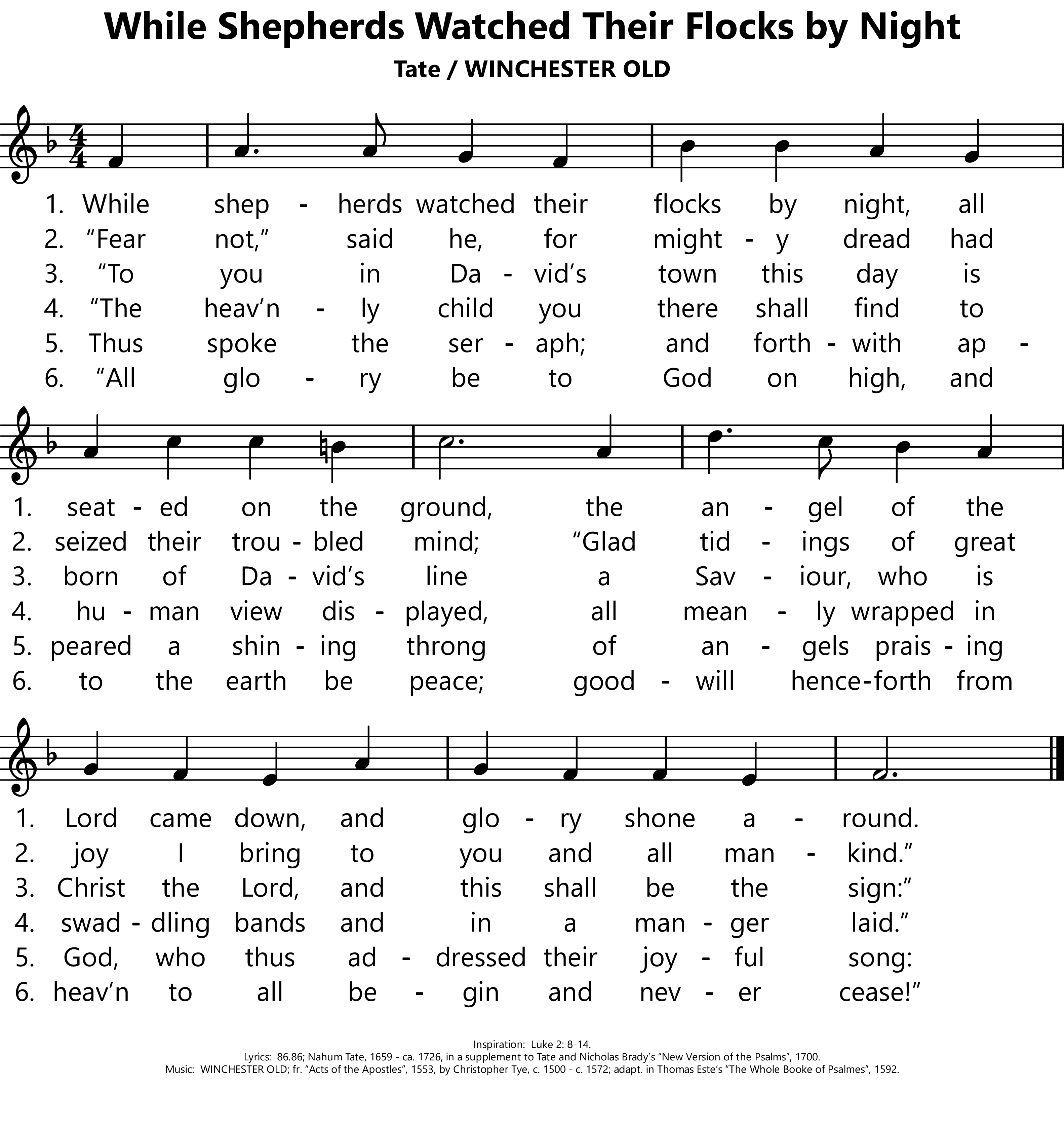 While Shepherds Watched Their Flocks by Night [Tate]